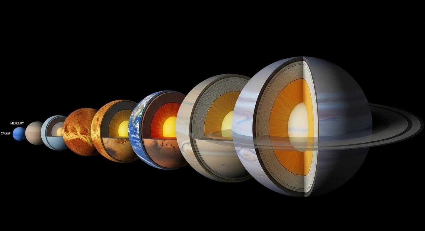 What's Inside the Planets? Uncovering the Cores & Mantles of Our Solar ...