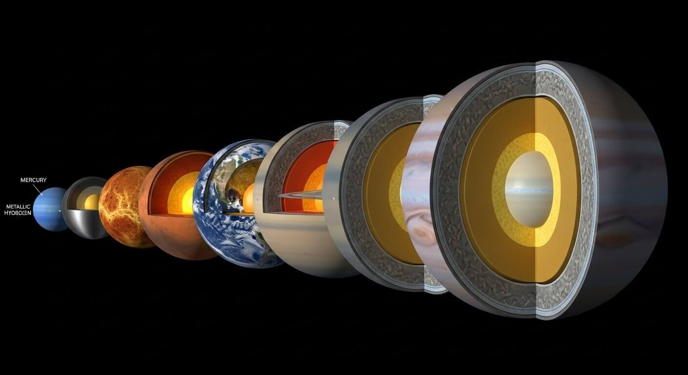 What's Inside the Planets? Uncovering the Cores & Mantles of Our Solar ...