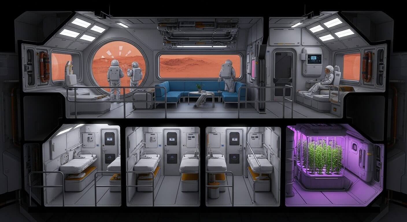 Inside the SpaceX Starship: How 20 Astronauts Will Live on the 2.5-Year ...